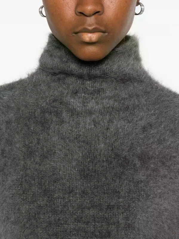 Soft Goat Turtleneck Tank Top