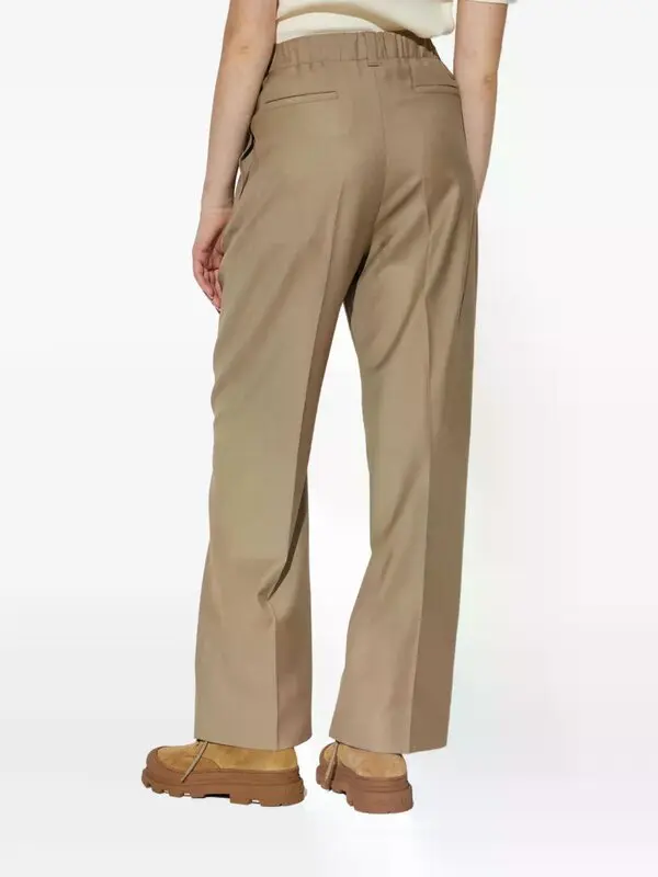 Moncler Front-pleated Trousers - Brown