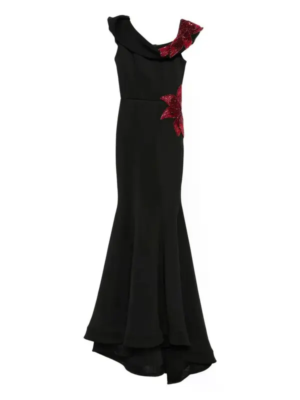 AAVVA Sequin-embellished Fishtail Gown