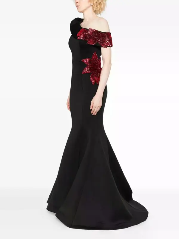 AAVVA Sequin-embellished Fishtail Gown