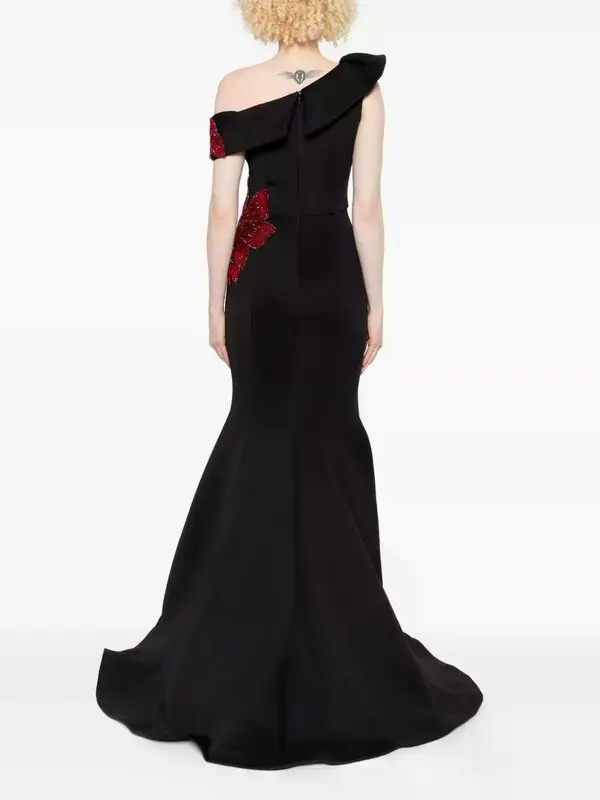 AAVVA Sequin-embellished Fishtail Gown