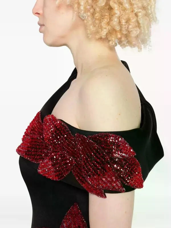 AAVVA Sequin-embellished Fishtail Gown