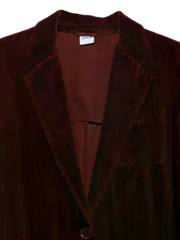 Aspesi Corduroy Single-breasted Blazer