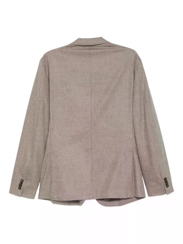 Corneliani Notched-lapels Pocketed Jacket - Brown