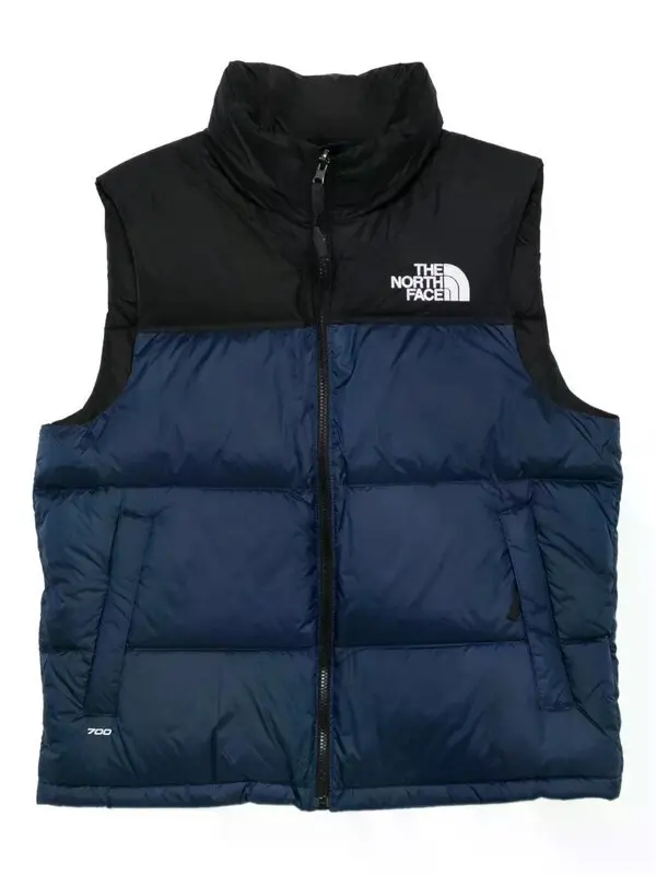 The North Face Quilted Zip-up Gilet - Blue