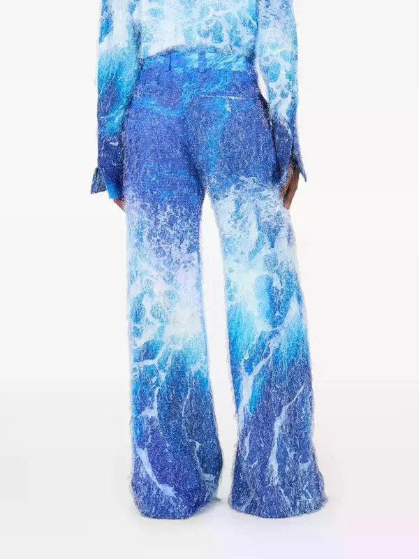 Roberto Cavalli Patterned Jacquard Trousers