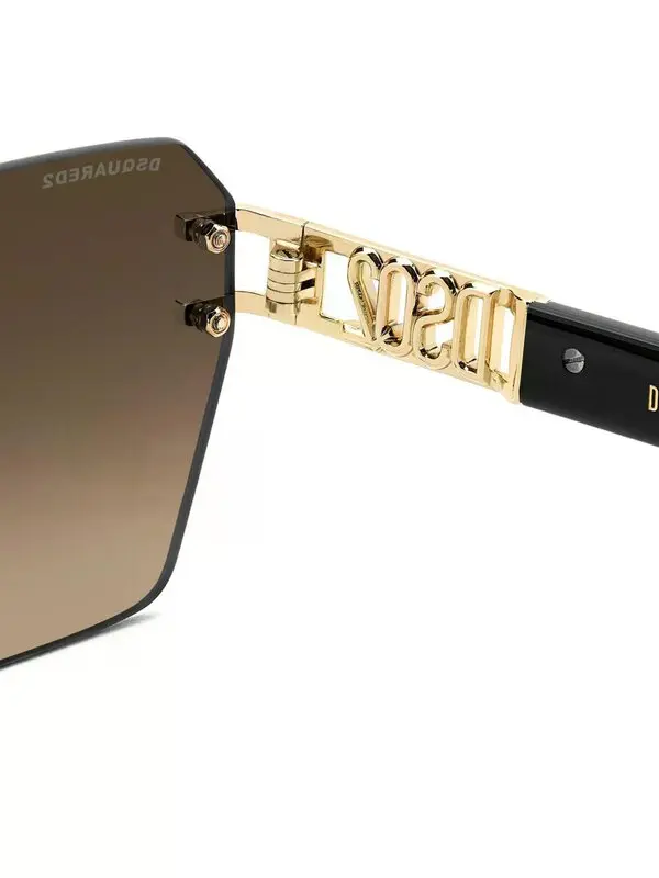 Dsquared2 Geometric Sunglasses - Black