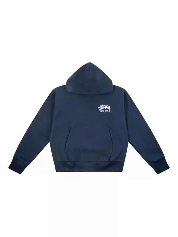 StÜssy Basic Logo Hoodie - Blue