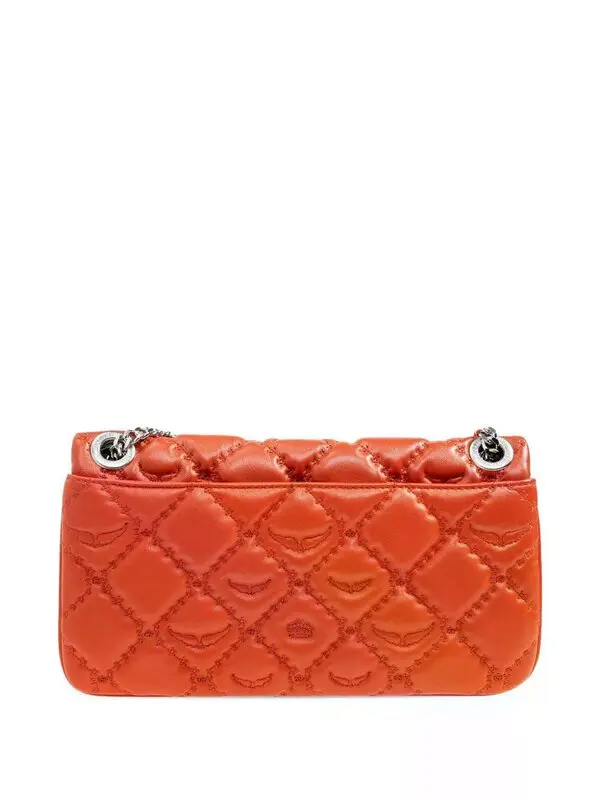 Zadig&Voltaire Rock Ii Quilted Monogram Shoulder Bag - Orange