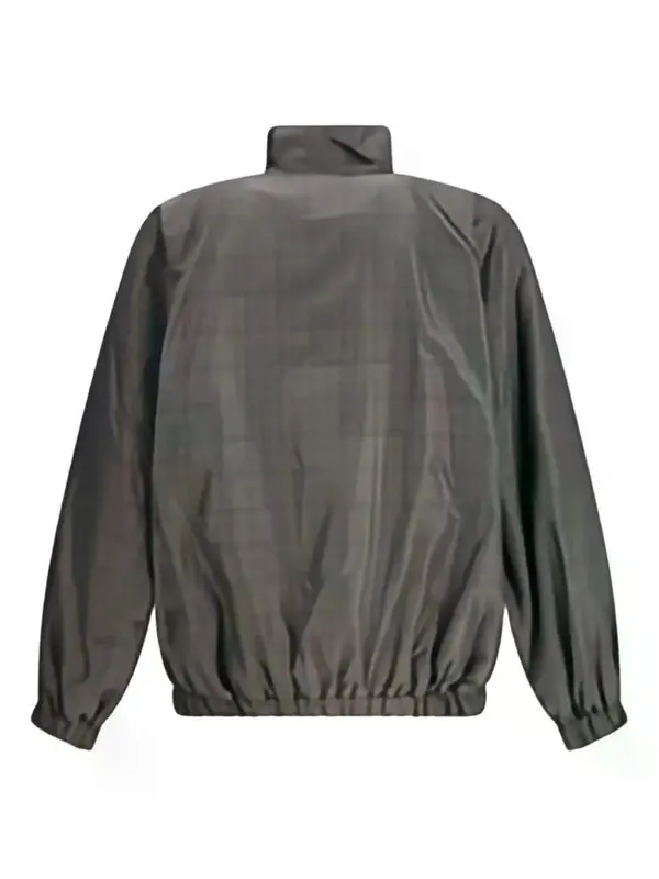 Balenciaga Checked Zip-up Jacket