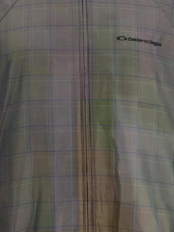 Balenciaga Checked Zip-up Jacket