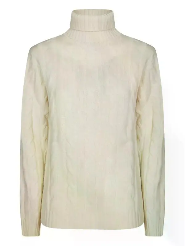 DANIELE FIESOLI Cable-knit Roll-neck Sweater