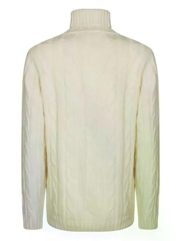 DANIELE FIESOLI Cable-knit Roll-neck Sweater