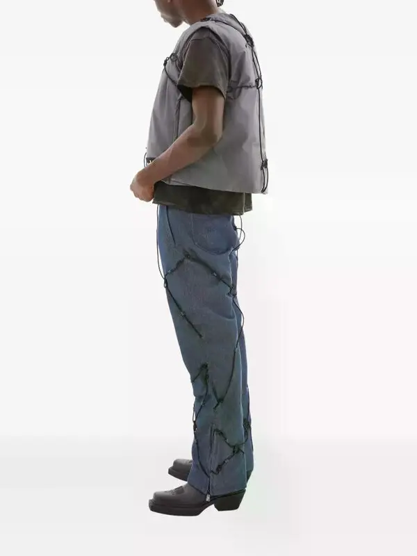WHO DECIDES WAR Knotted Padded Vest
