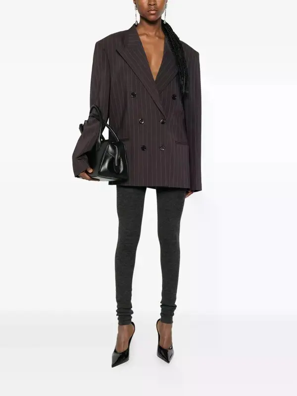 Magda Butrym Striped Double-breasted Blazer