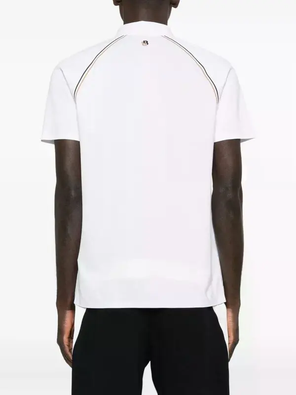 BOSS Logo Striped Polo Shirt