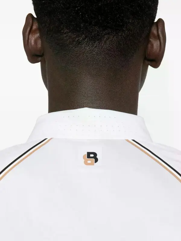 BOSS Logo Striped Polo Shirt