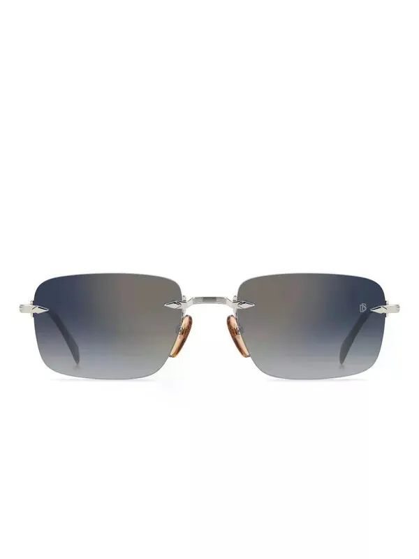 DB EYEWEAR BY DAVID BECKHAM Rimless Sunglasses - Silver