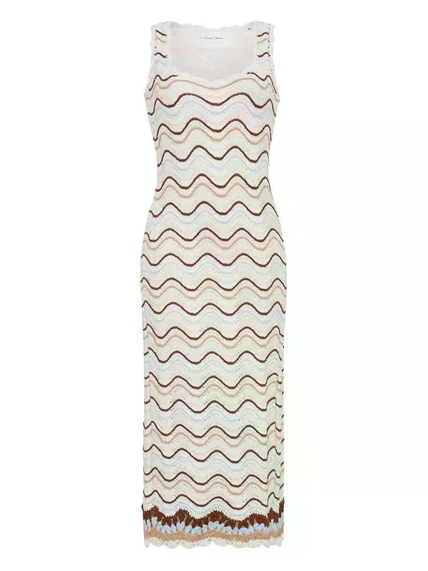 Cara Cara Orel Midi Dress - White