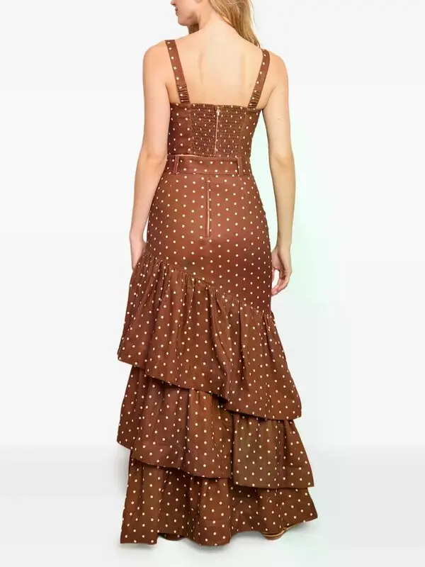 Cara Cara Priya Polka-dot Maxi Skirt
