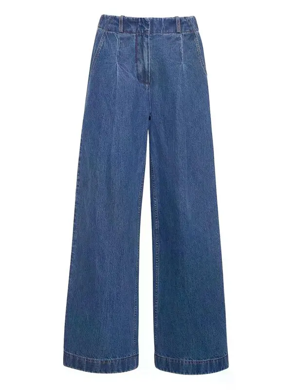 Cara Cara Cailyn Pleated-front Jeans