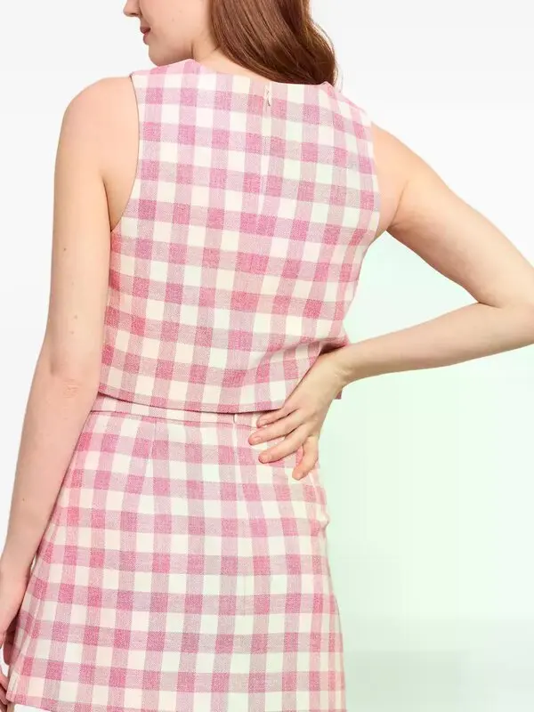 Cara Cara Gingham Sleeveless Top