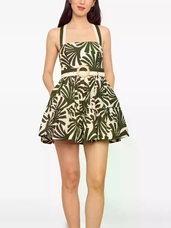 Cara Cara Geometric Print Mini Dress