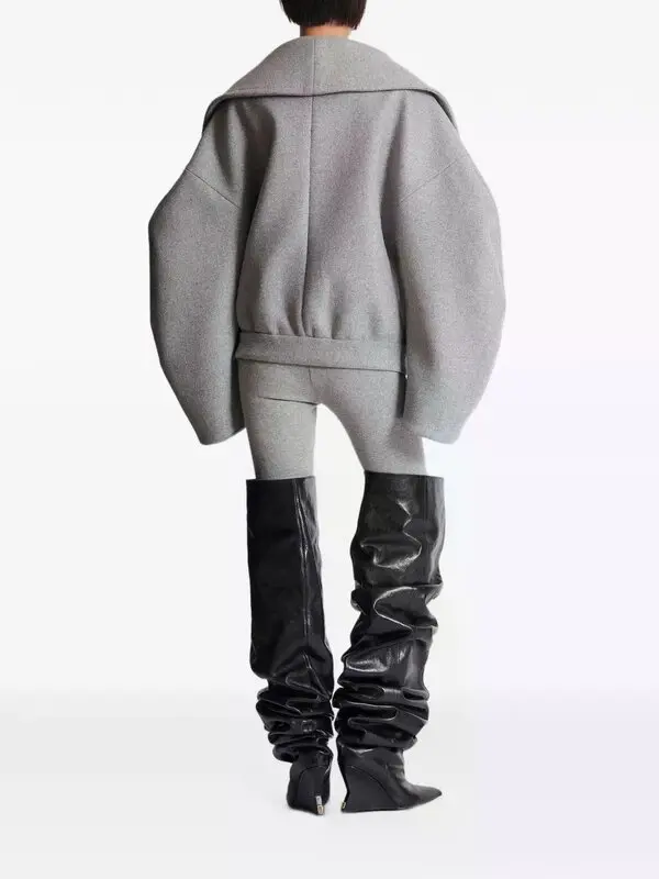 Balmain Oversized-lapel Wool-cashmere Coat