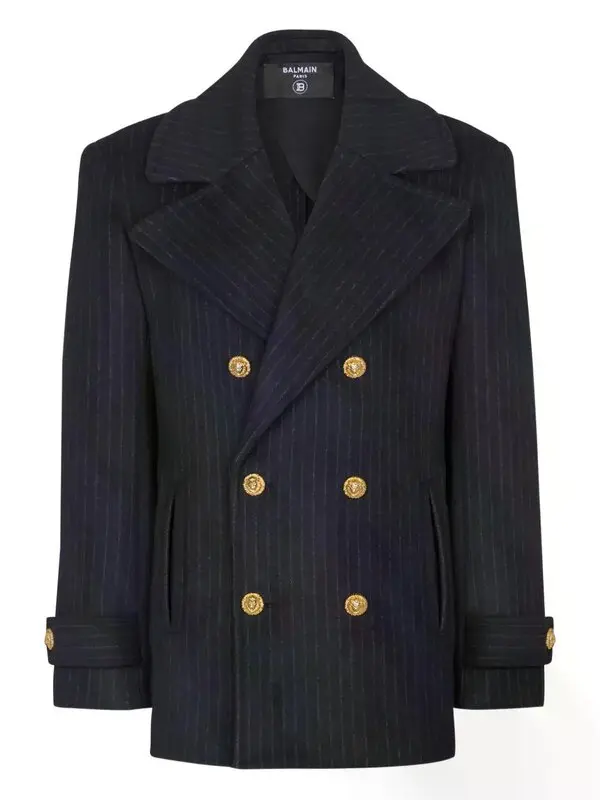 Balmain Pinstripe Double-breasted Jacket