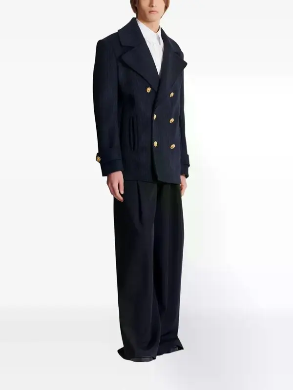 Balmain Pinstripe Double-breasted Jacket