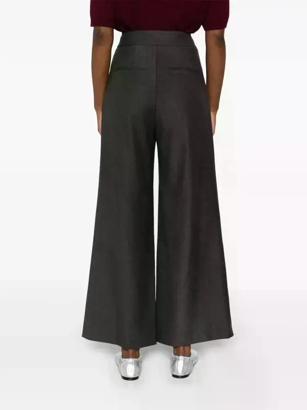 THELAURENT Pleated Wide Leg Trousers