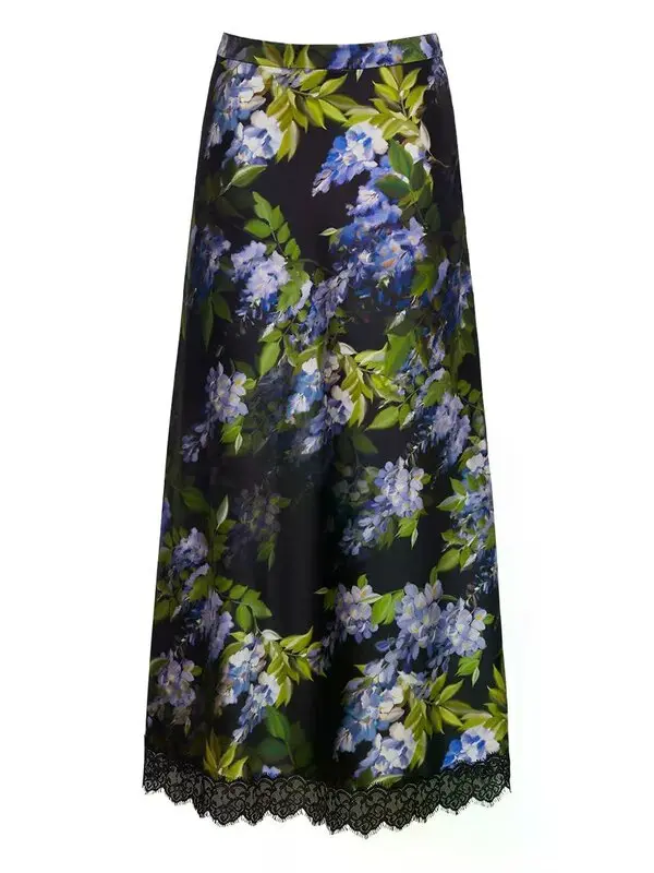 Cara Cara Floral-lace Skirt