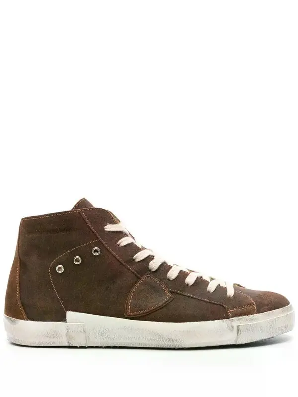 Philippe Model Prsx Hi-top Sneakers - Brown