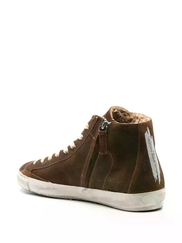 Philippe Model Prsx Hi-top Sneakers - Brown