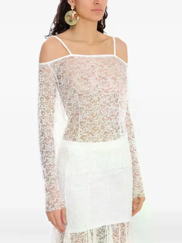 AMIR SLAMA X Astrid Lace Top