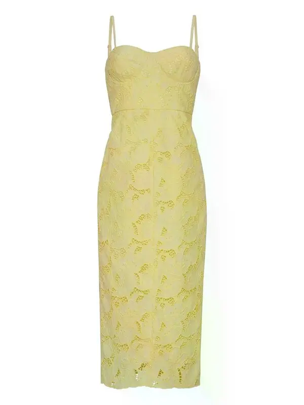 Cara Cara Camille Floral Lace Midi Dress