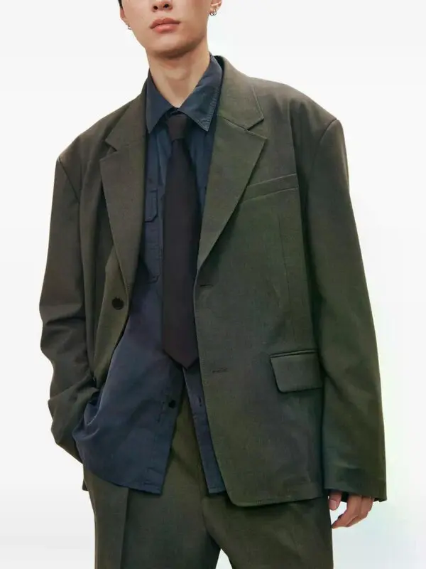 STUDIO TOMBOY Single-breasted Blazer - Green