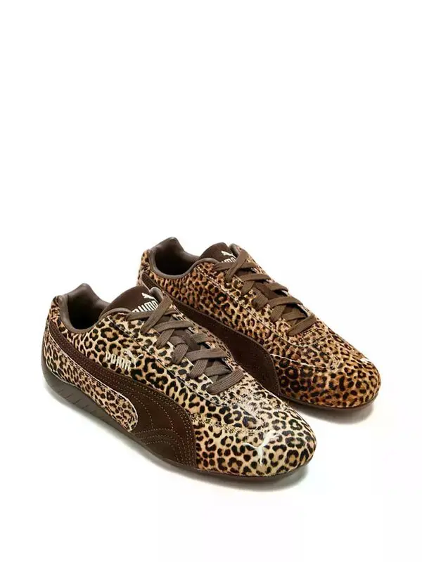 PUMA Speedcat Leopard Sneakers - Brown