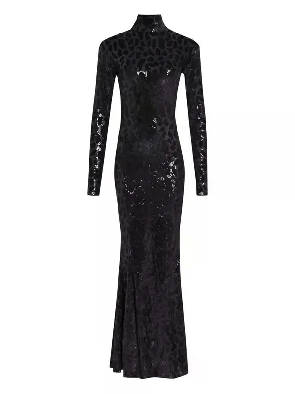 AMIR SLAMA X Astrid Sequined Maxi Dress