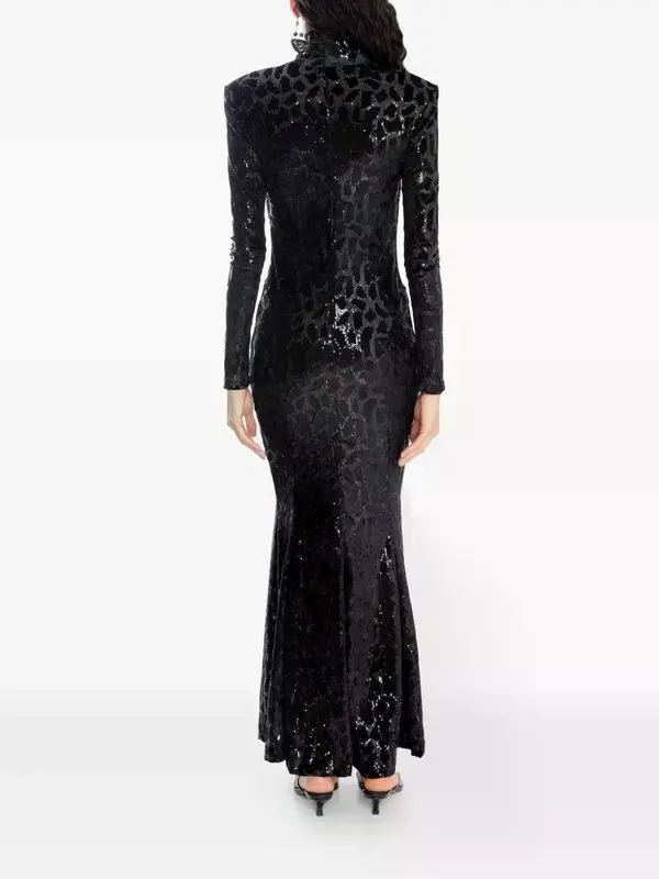 AMIR SLAMA X Astrid Sequined Maxi Dress