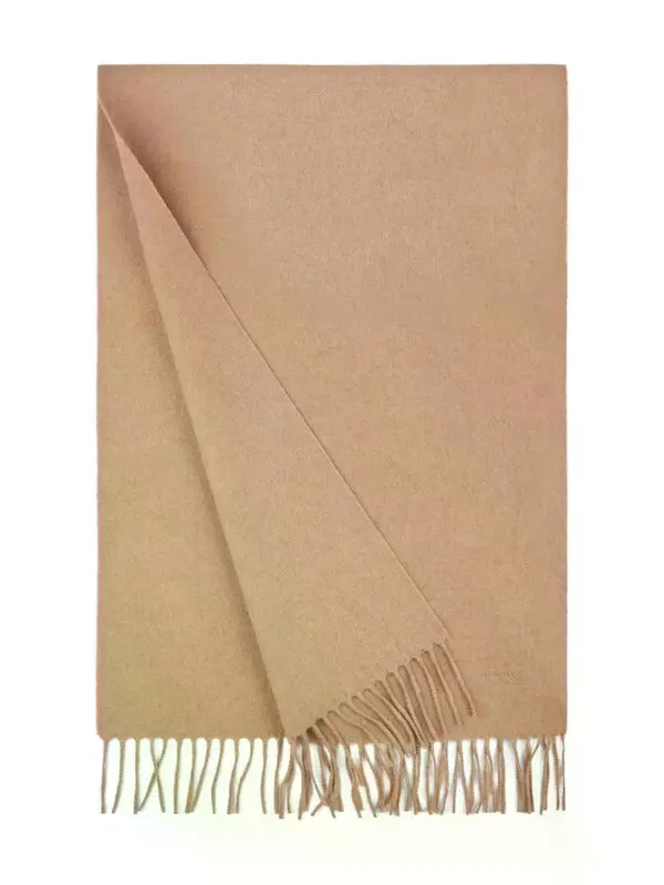TOD'S Fringed Cashmere Scarf - Neutrals