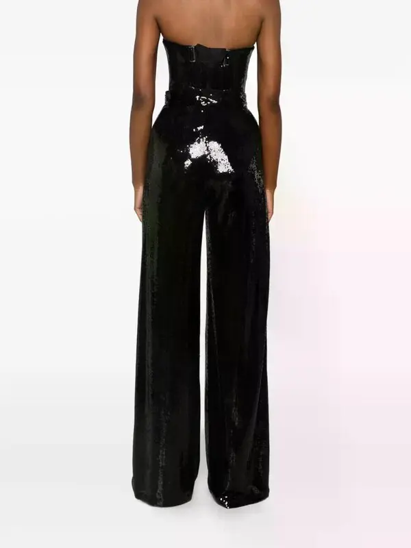 NISSA Sequin-embellished Trousers