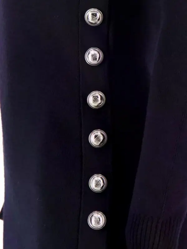 Rabanne Button-embellished Cowl-neck Dress