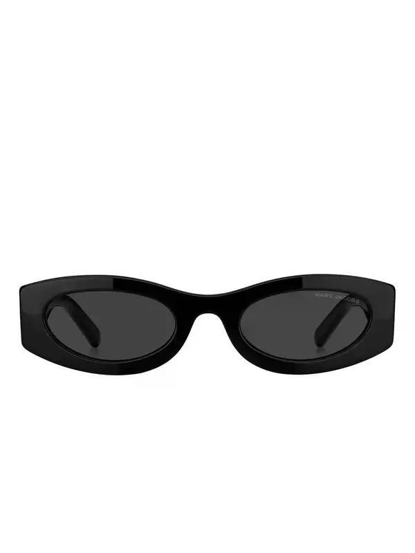Marc Jacobs Oval-frame Sunglasses - Black