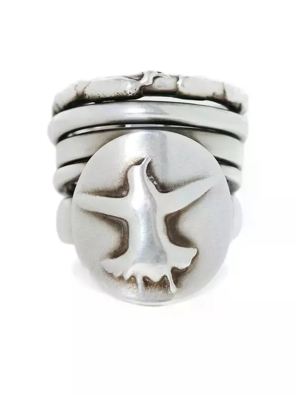 ANN DEMEULEMEESTER Mossa Flying Bird Ring - Silver