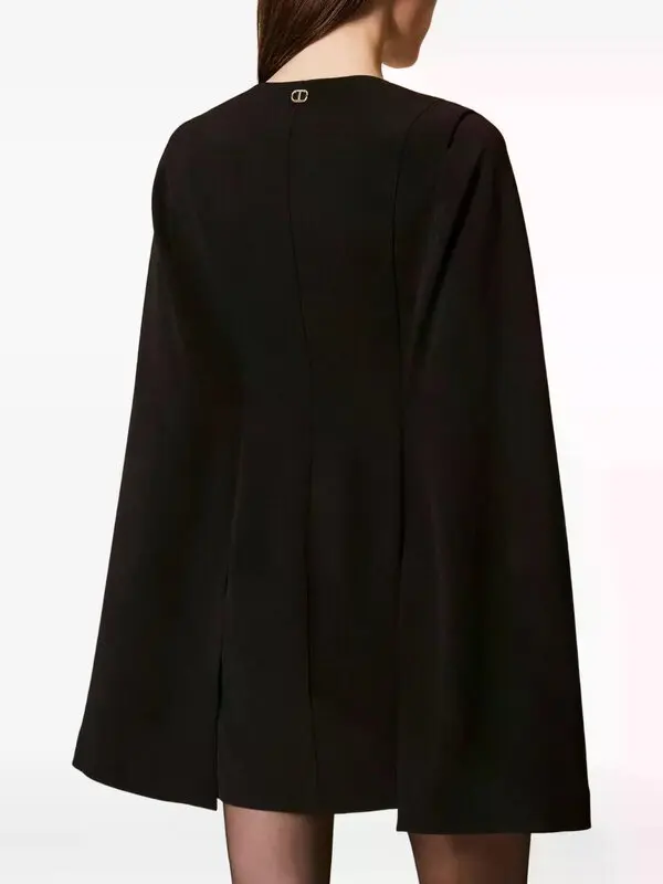 TWINSET V-neck Cape Dress