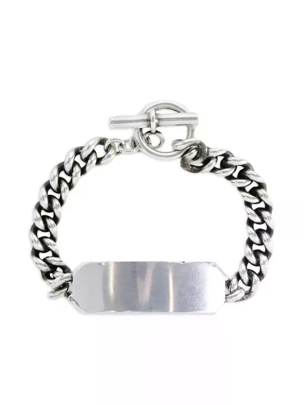 ANN DEMEULEMEESTER Kusta Quote Chain Bracelet - Silver
