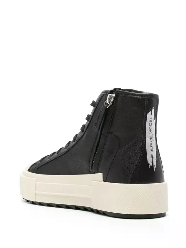 Philippe Model Hybrid Mid Sneakers - Black
