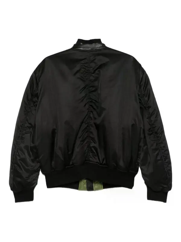 TOM FORD Silk Bomber Jacket - Black