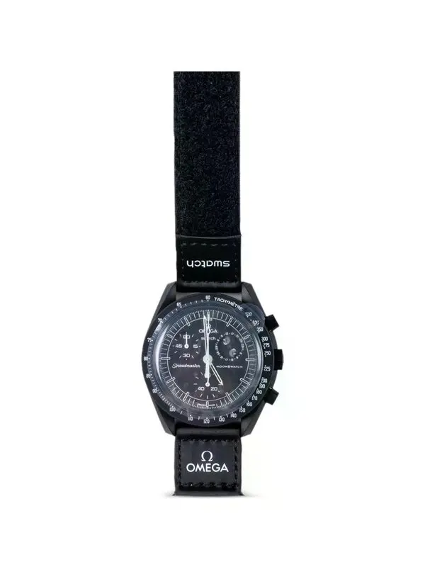 SWATCH X Omega Moonphase 42mm Watch - Black